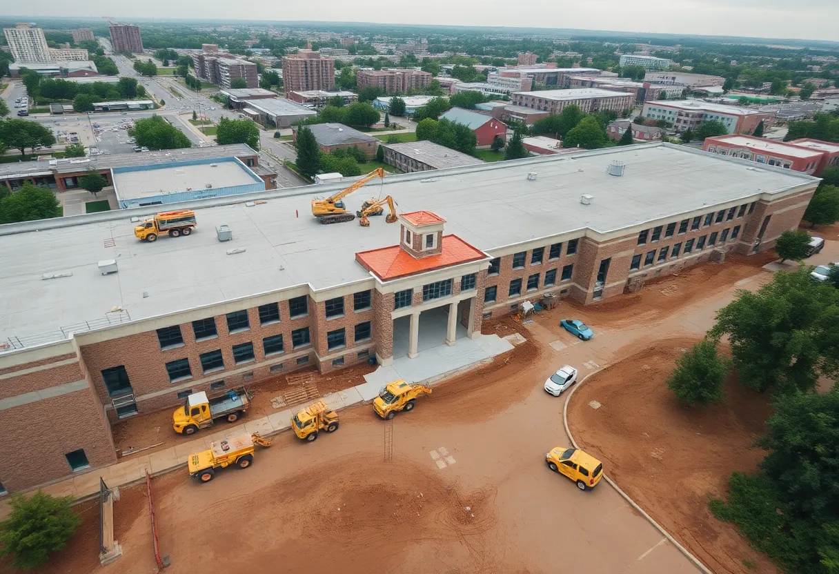 School Construction Project at Cross Keys High School